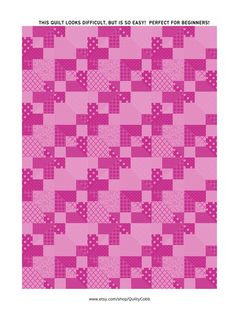 REFERENCE SHEETS, Cinch Stitch Quilt Blocks, Nine Patch 3 Ways, Instant ...