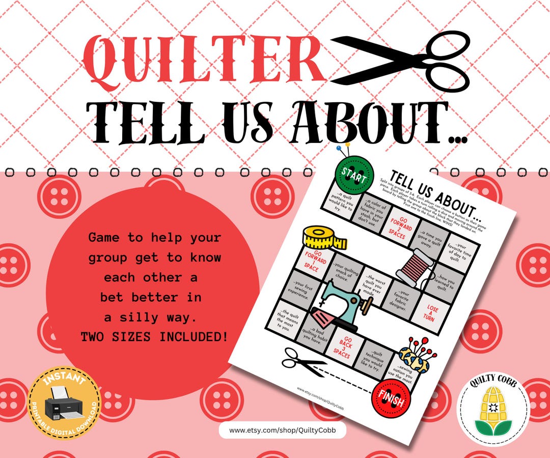 Quilt Game: Get to Know You Printable - Quilty Cobb (PDF & PNG Download ...