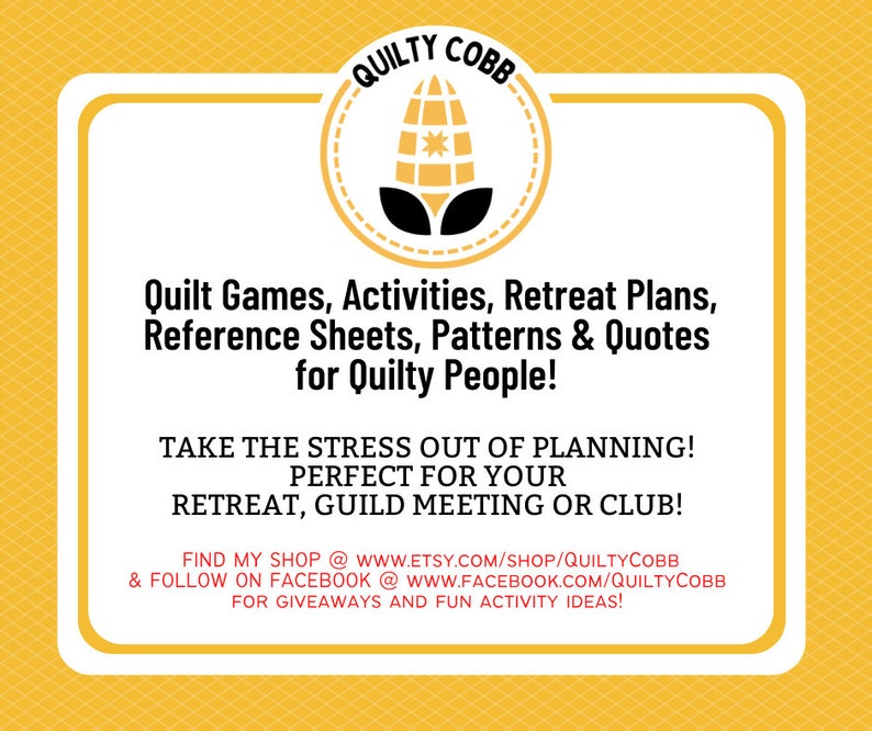 QUILT QUOTES, Instant Digital Download, Printable Art, Quilty Cobb - Etsy