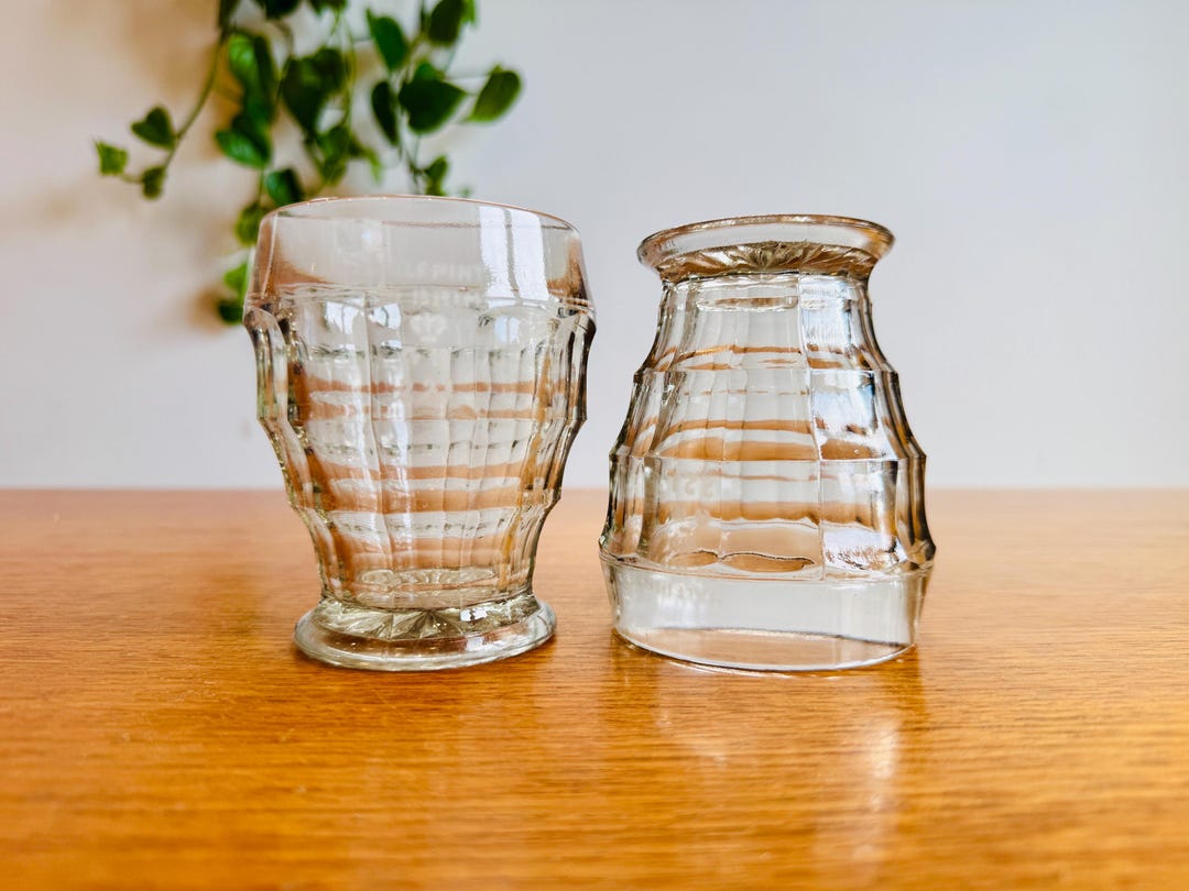 Set of Two Rare 1930s/40s Authentic British Crown Stamped Pub Half Pint ...