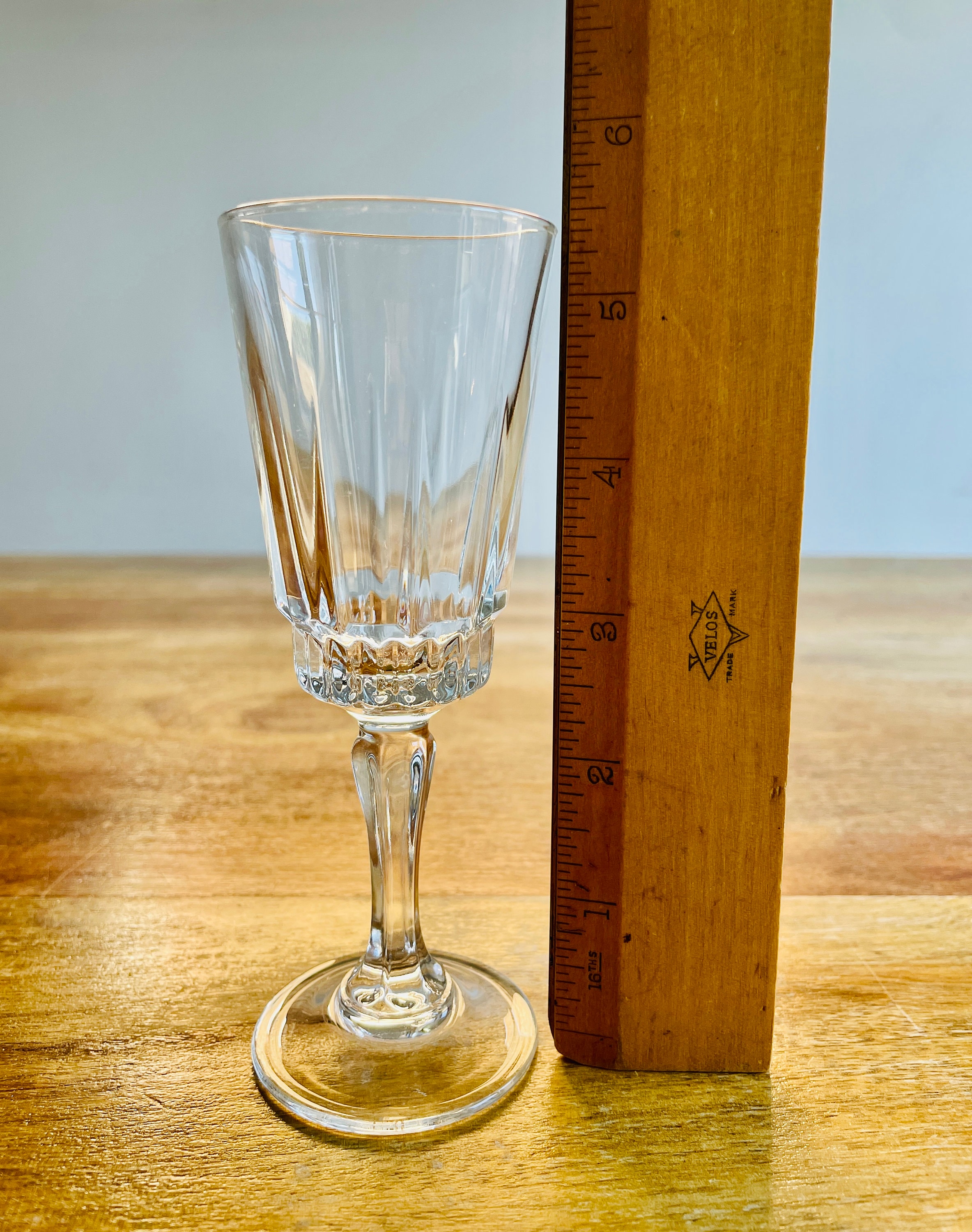 Set of 6 Arcoroc Lancer Sherry Glasses, Vintage French Celebration ...