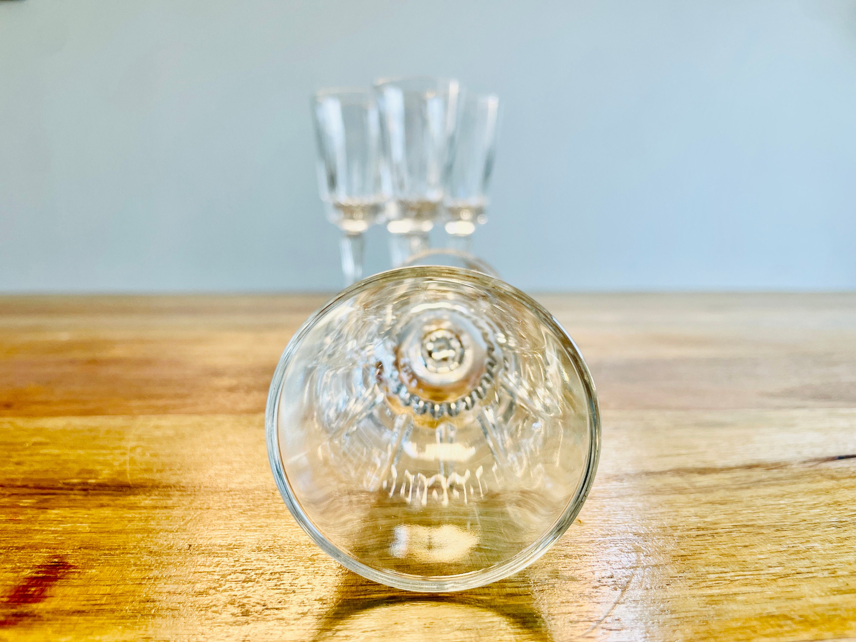 Set of 6 Arcoroc Lancer Sherry Glasses, Vintage French Celebration ...