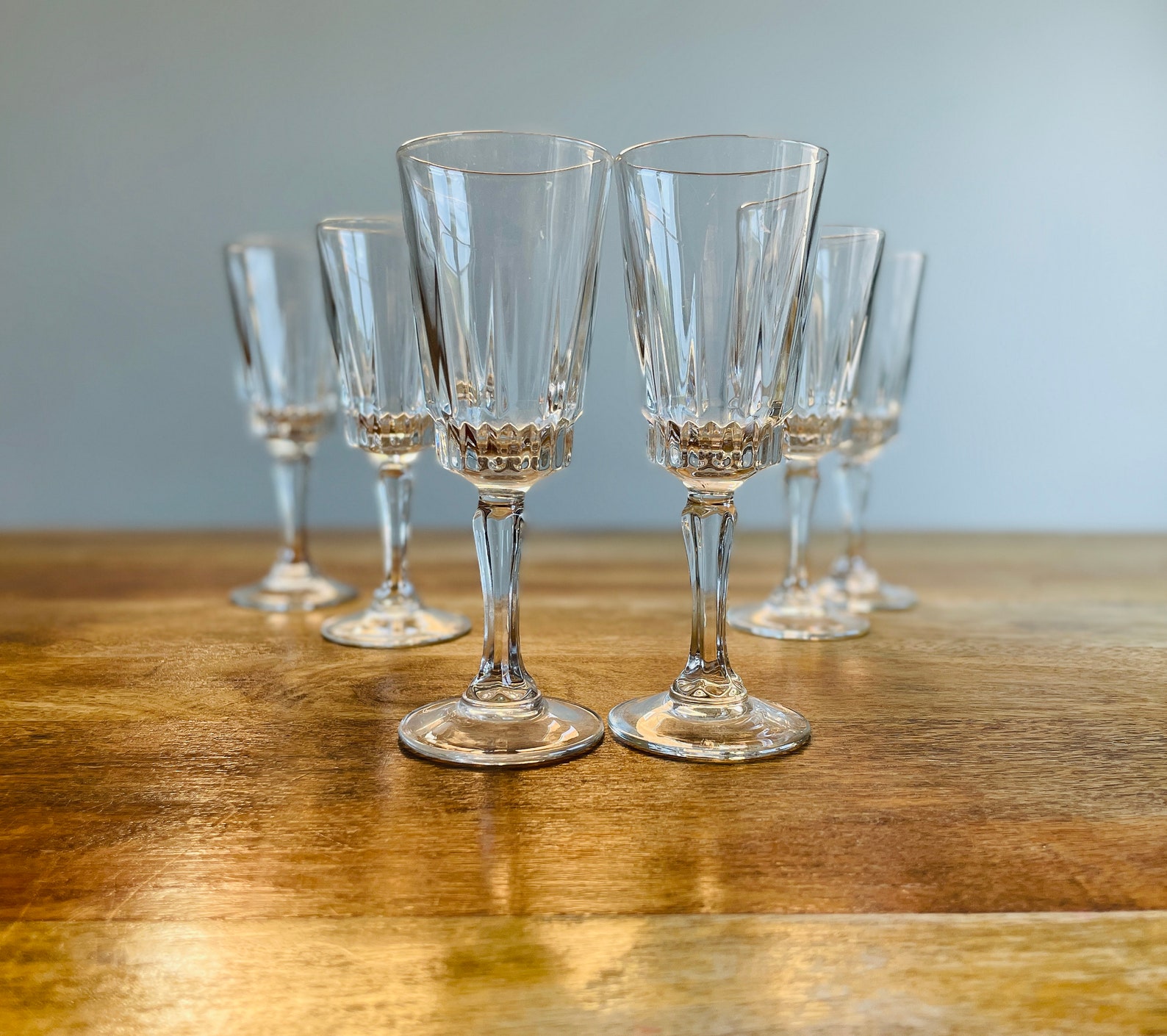 Set of Luminarc Arcoroc Lancer Sherry Glasses, Vintage French ...