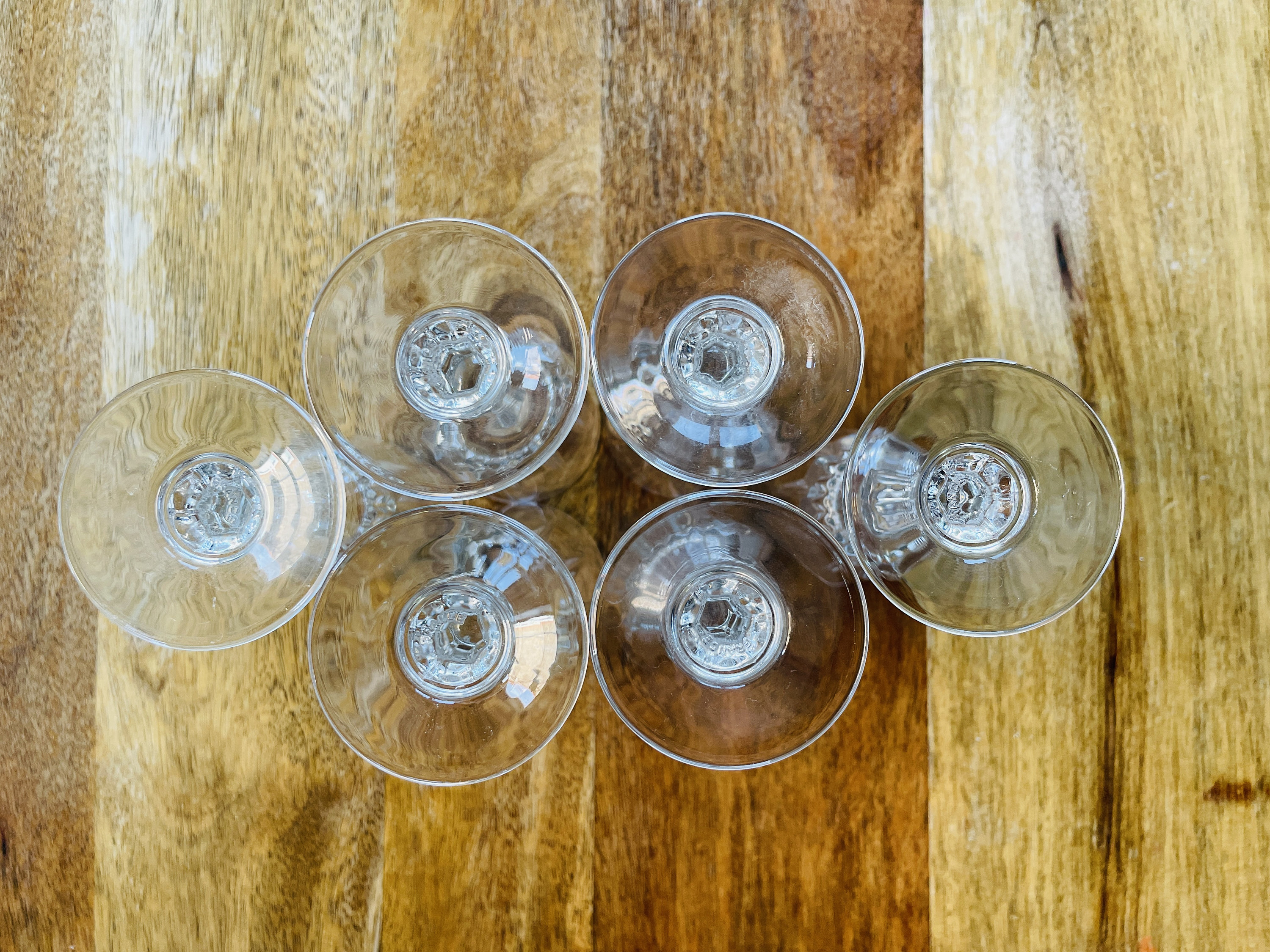 Set of 6 Arcoroc Lancer Sherry Glasses, Vintage French Celebration ...