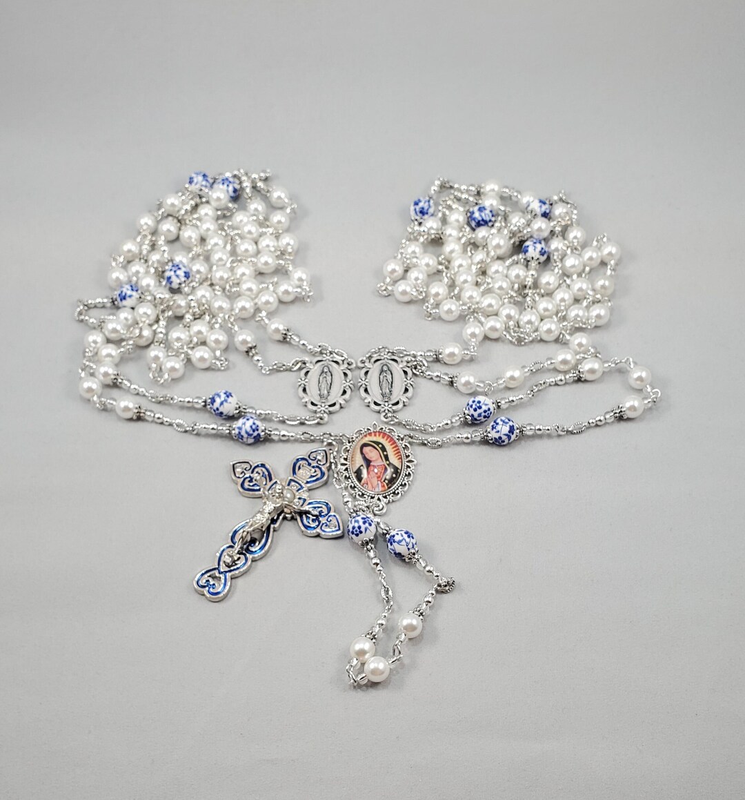 Wedding Lasso Lazo De Boda Scallop Lady Guadalupe Ornate Lady Guadalupe ...