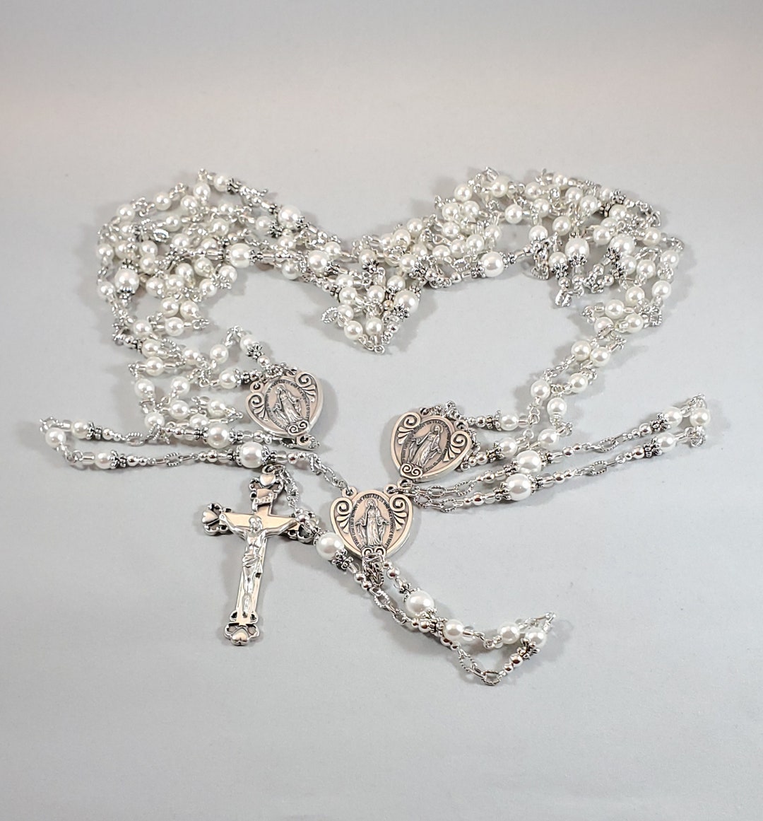 Wedding Lasso Lazo De Boda Miraculous Heart Shape Centers 4 Heart ...