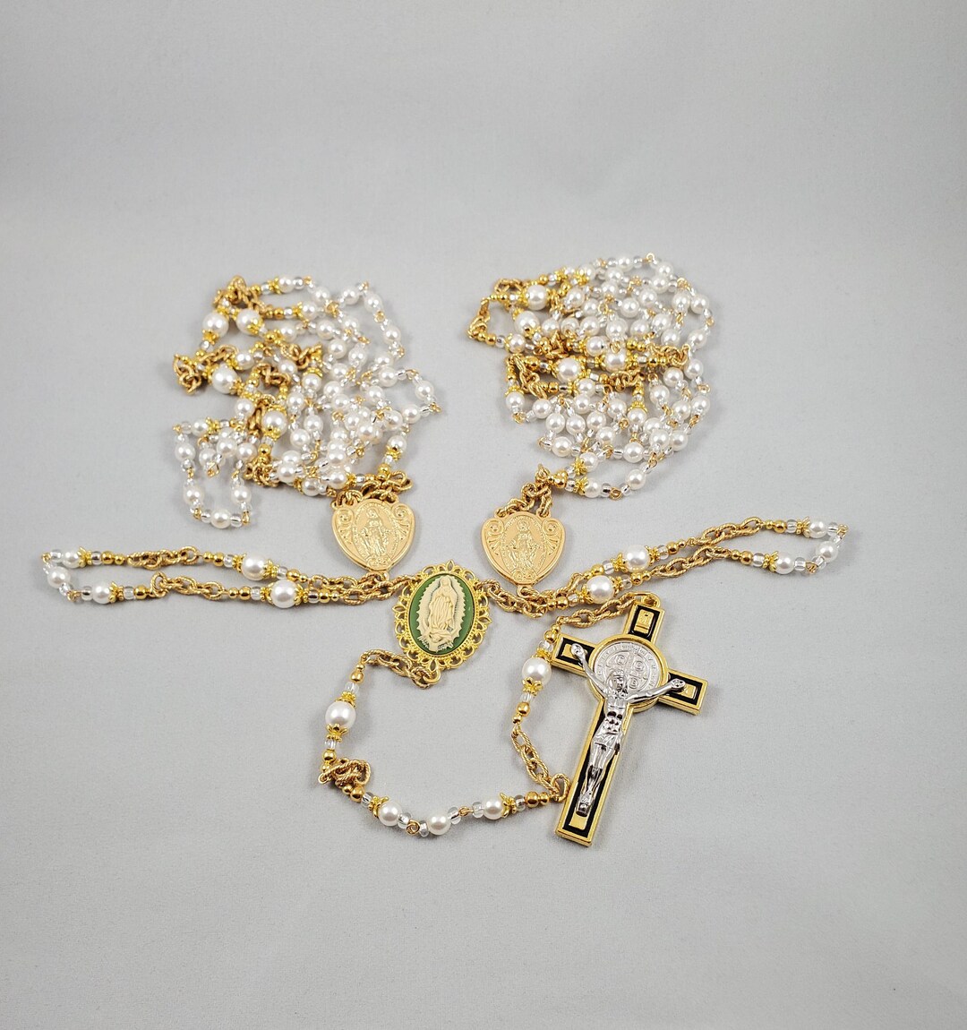 Wedding Lasso Lazo De Boda Gold Tone Miraculous Heart Shaped Ornate ...