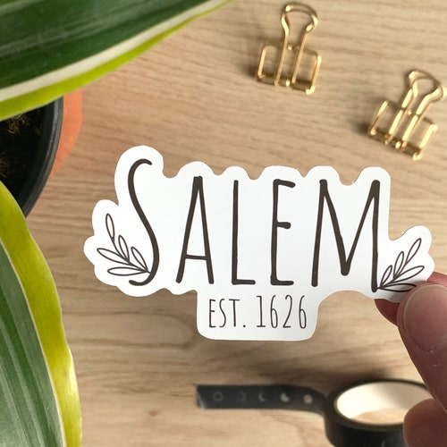 Salem Sticker Salem MA Halloween Stickers Fall Stickers - Etsy