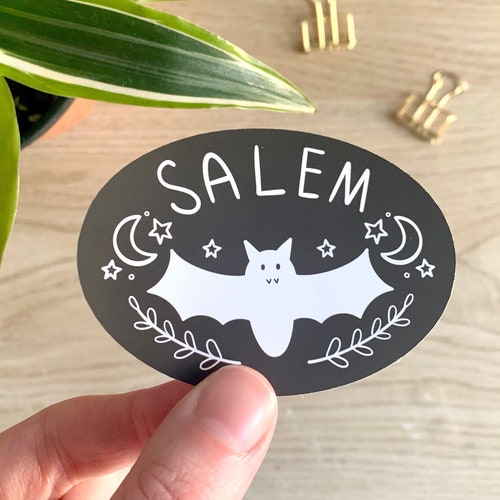 Salem Sticker Salem MA Halloween Stickers Fall Stickers - Etsy