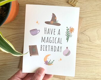 Magical Birthday Card - Etsy