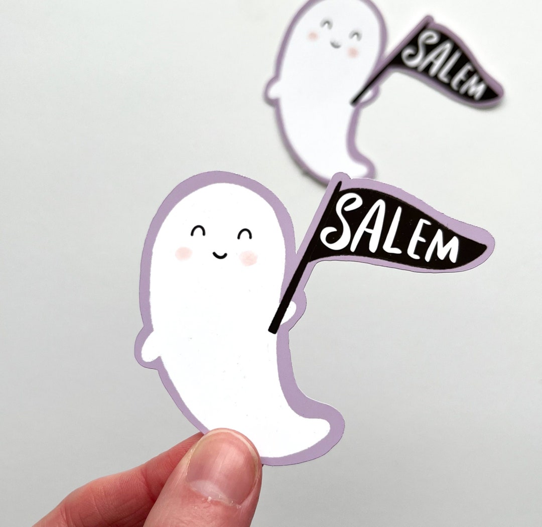 Salem Sticker, Salem MA, Halloween Stickers, Fall Stickers, Witchy City ...