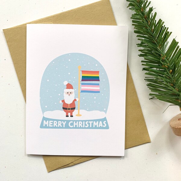 Gay Holiday Card - Etsy