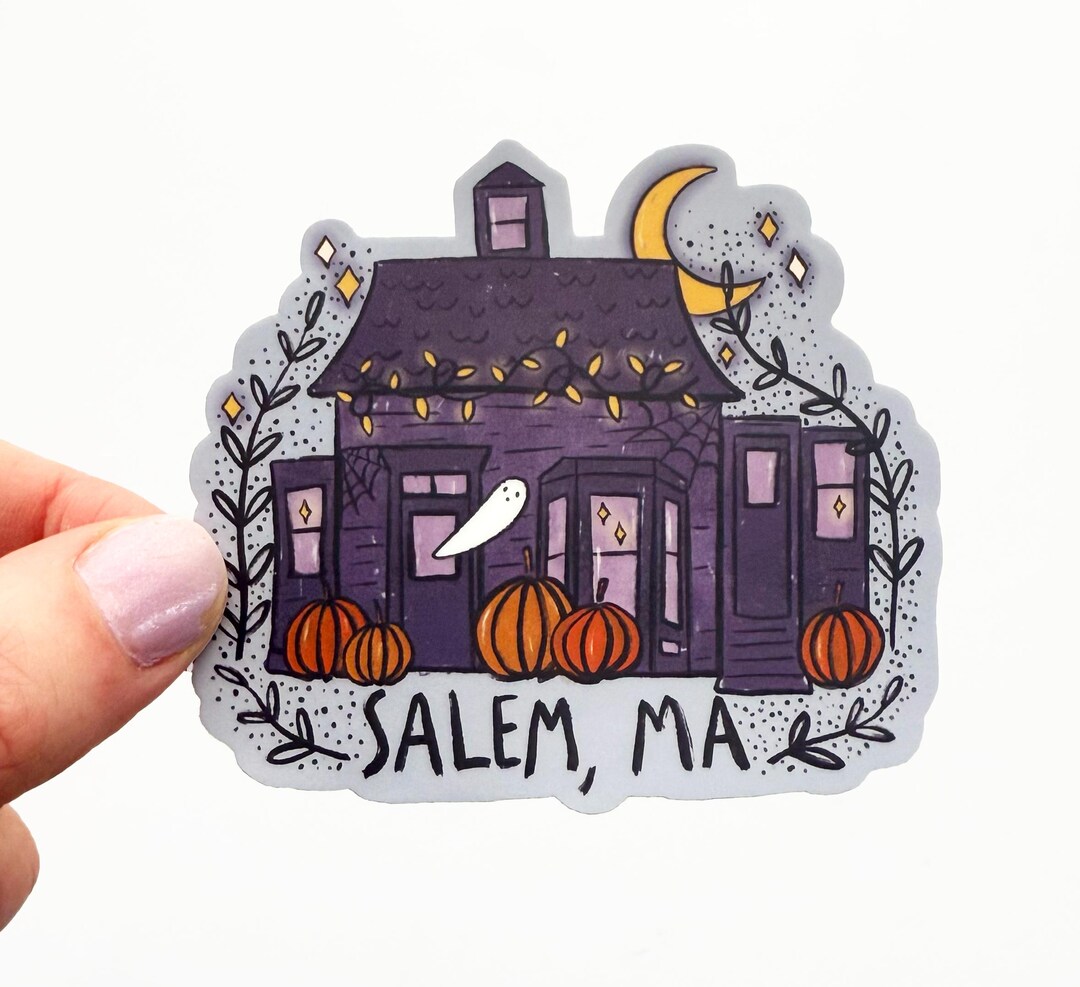 Salem Ocean Ave Sticker, Salem Stickers, Salem MA - Etsy