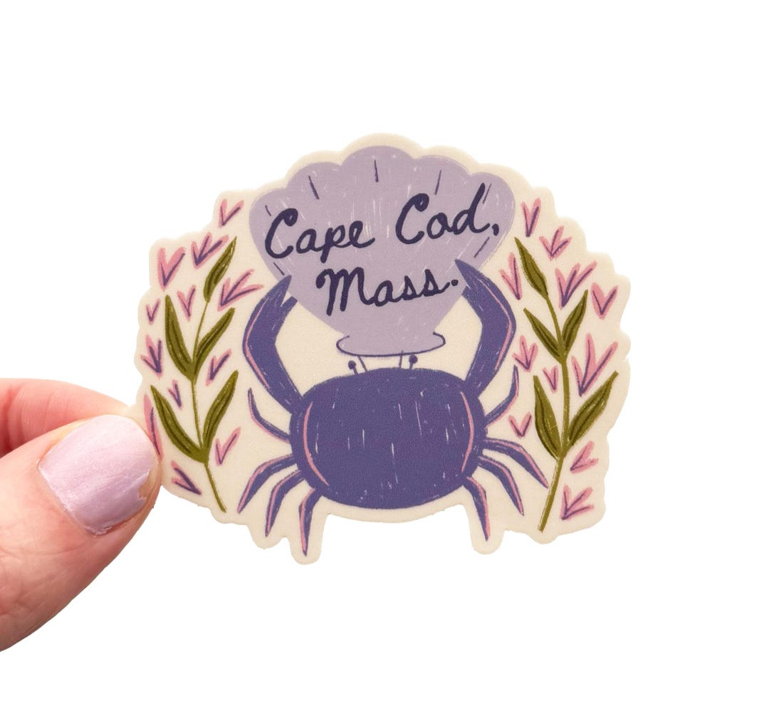 Cape Cod Sticker, Cape Cod, New England Stickers, Massachusetts ...