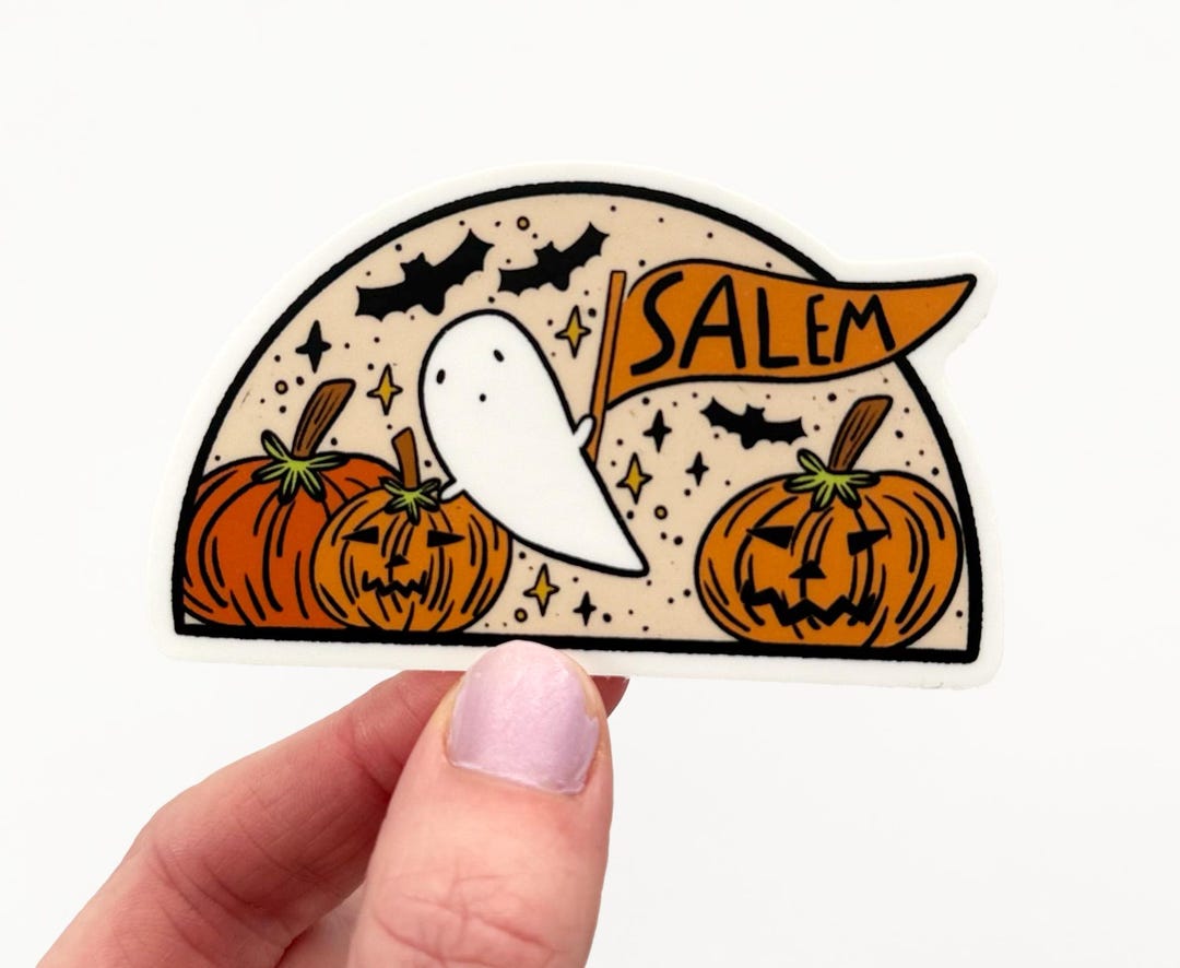Salem Sticker, Salem Massachusetts Stickers, Salem Gifts, Salem MA - Etsy