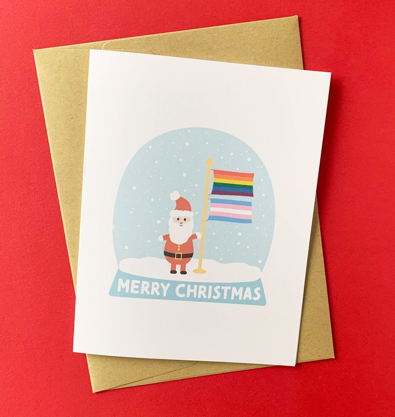 LGBTQ Christmas Cards Trans Christmas Card Christmas Cards - Etsy