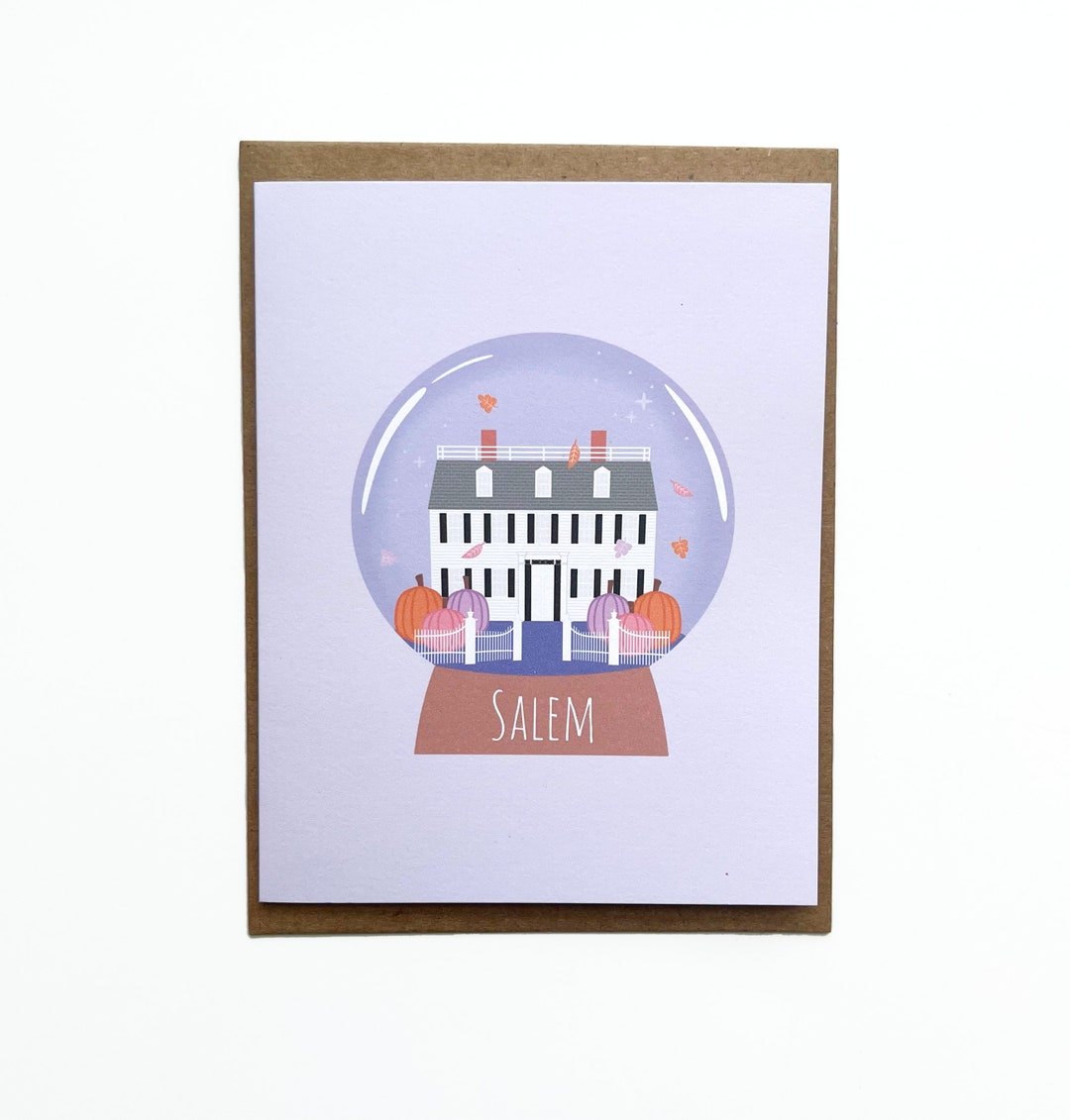 Ropes Mansion Card, Salem Cards, Halloween Cards, Fall Cards, Salem ...
