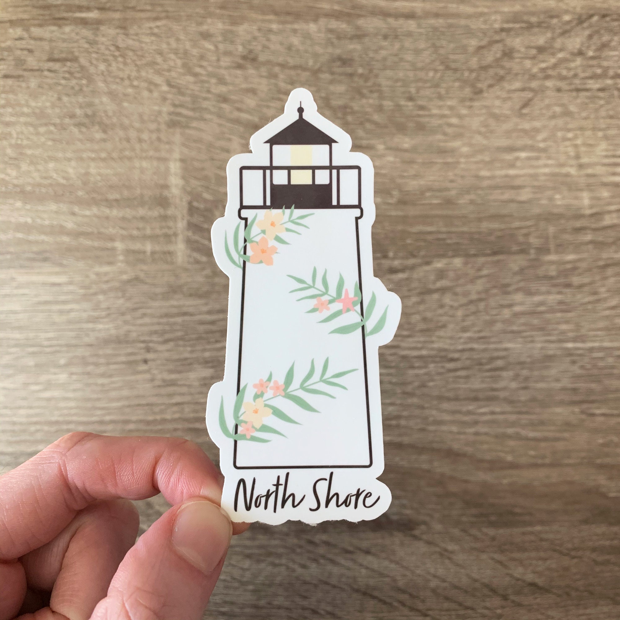 North Shore Sticker Lighthouse Sticker New England Stickers | Etsy