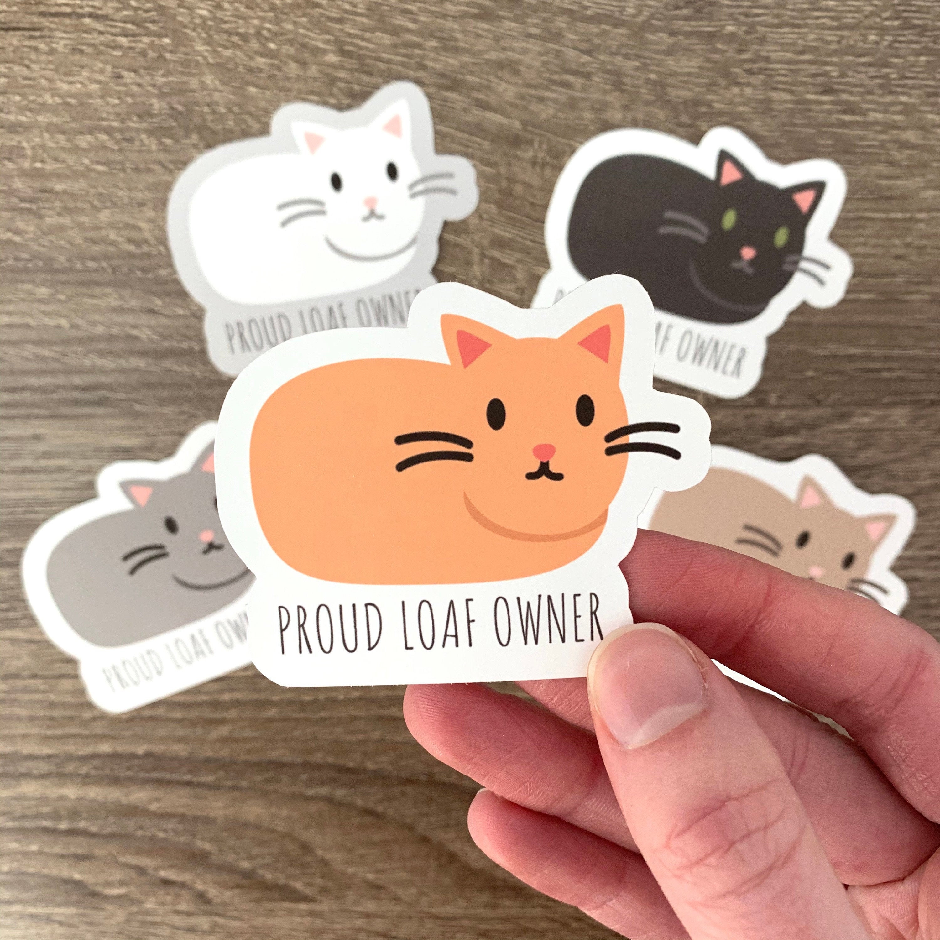 Proud Loaf Owner Sticker Cat Loaf Sticker Cute Cat Stickers - Etsy