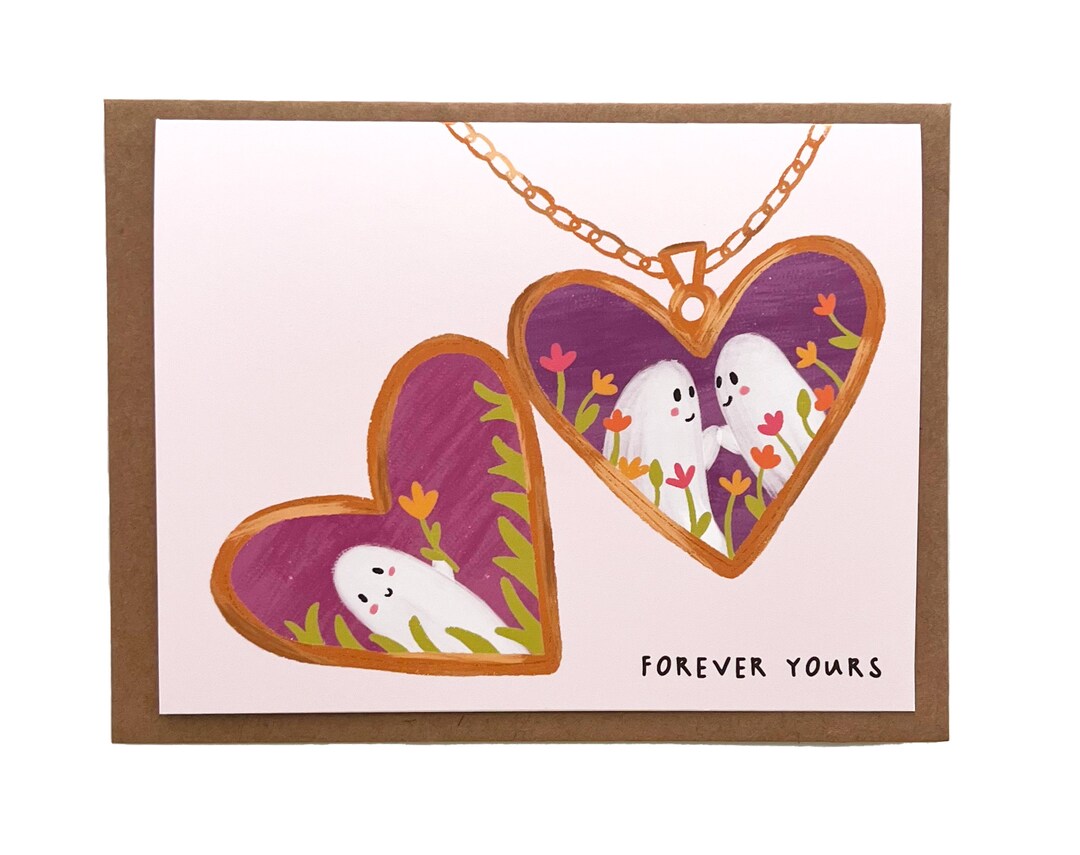 Forever Yours Card, Anniversary Cards, Love Cards, Ghost Cards, Romance ...