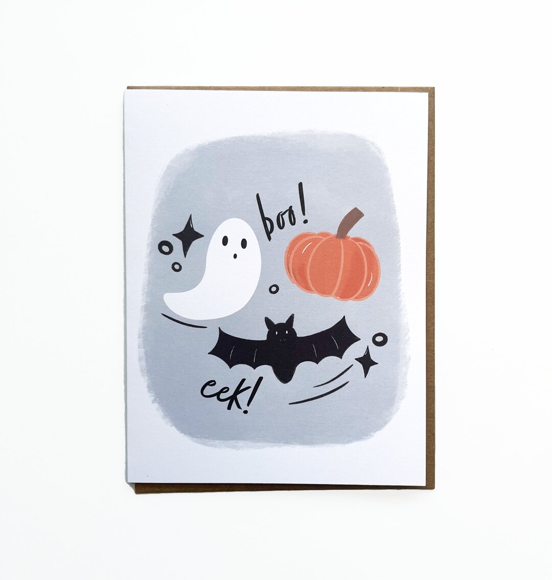 Cute Halloween Card, Ghost Cards, Halloween Cards, Fall Cards, Cute ...