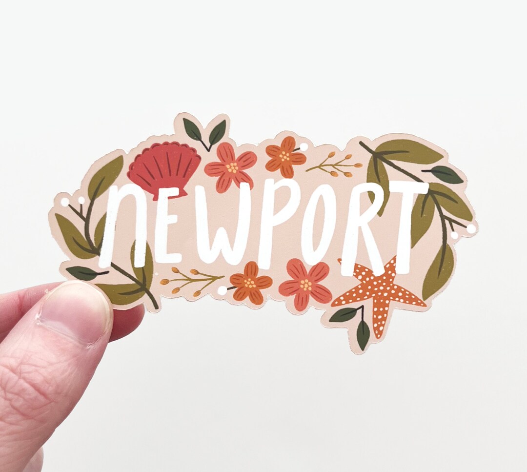 Newport, RI Sticker, Newport Sticker, Newport Gift, New England ...
