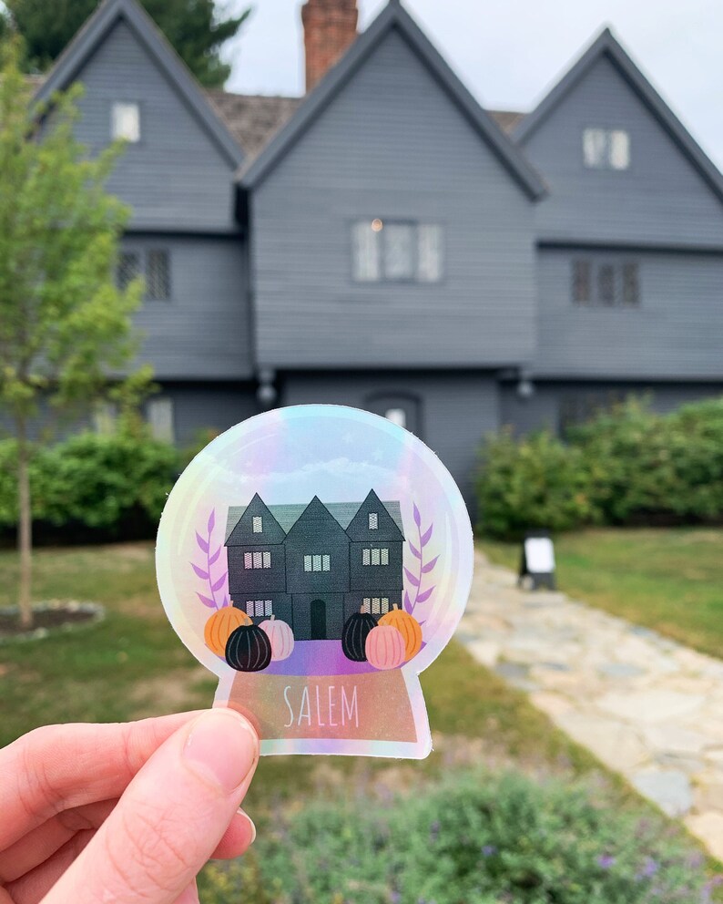 Holographic Salem Sticker, Halloween Stickers, Salem, Witch Stickers ...