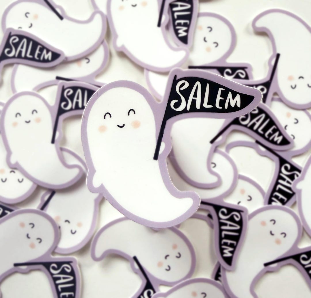 Salem Sticker, Salem MA, Halloween Stickers, Fall Stickers, Witchy City ...