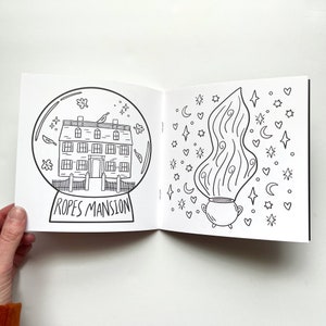 Salem Coloring Book, Salem Gifts, Adult Coloring Books, Witchy Coloring ...