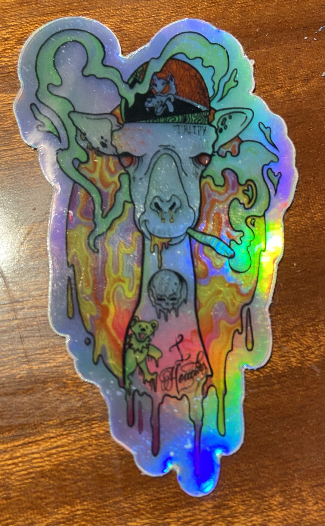Smoking Dead Head Giraffe I 3 Headies - Etsy