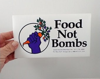 Food Not Bombs - Etsy
