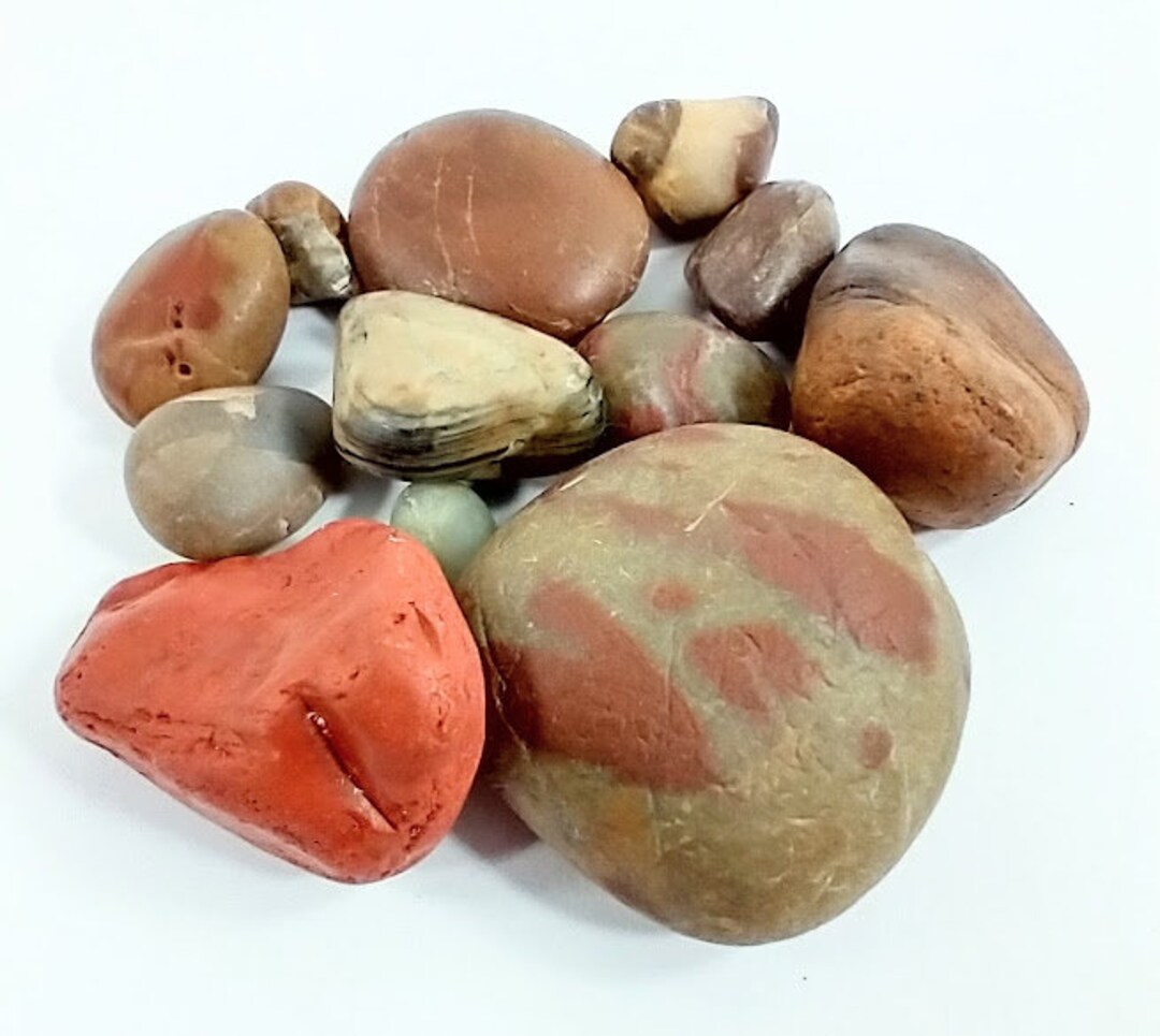 Oregon Coast Agate Collection, Raw, Unpolished Natural Agates, Red ...