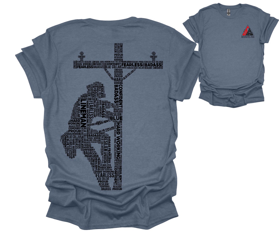 Lineman Words T-shirt - Etsy