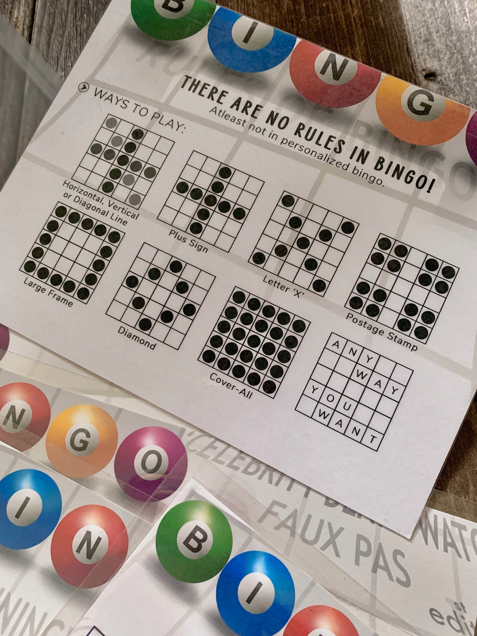 A Personalized Bingo Game of Your Memories & Stories for Family Game ...