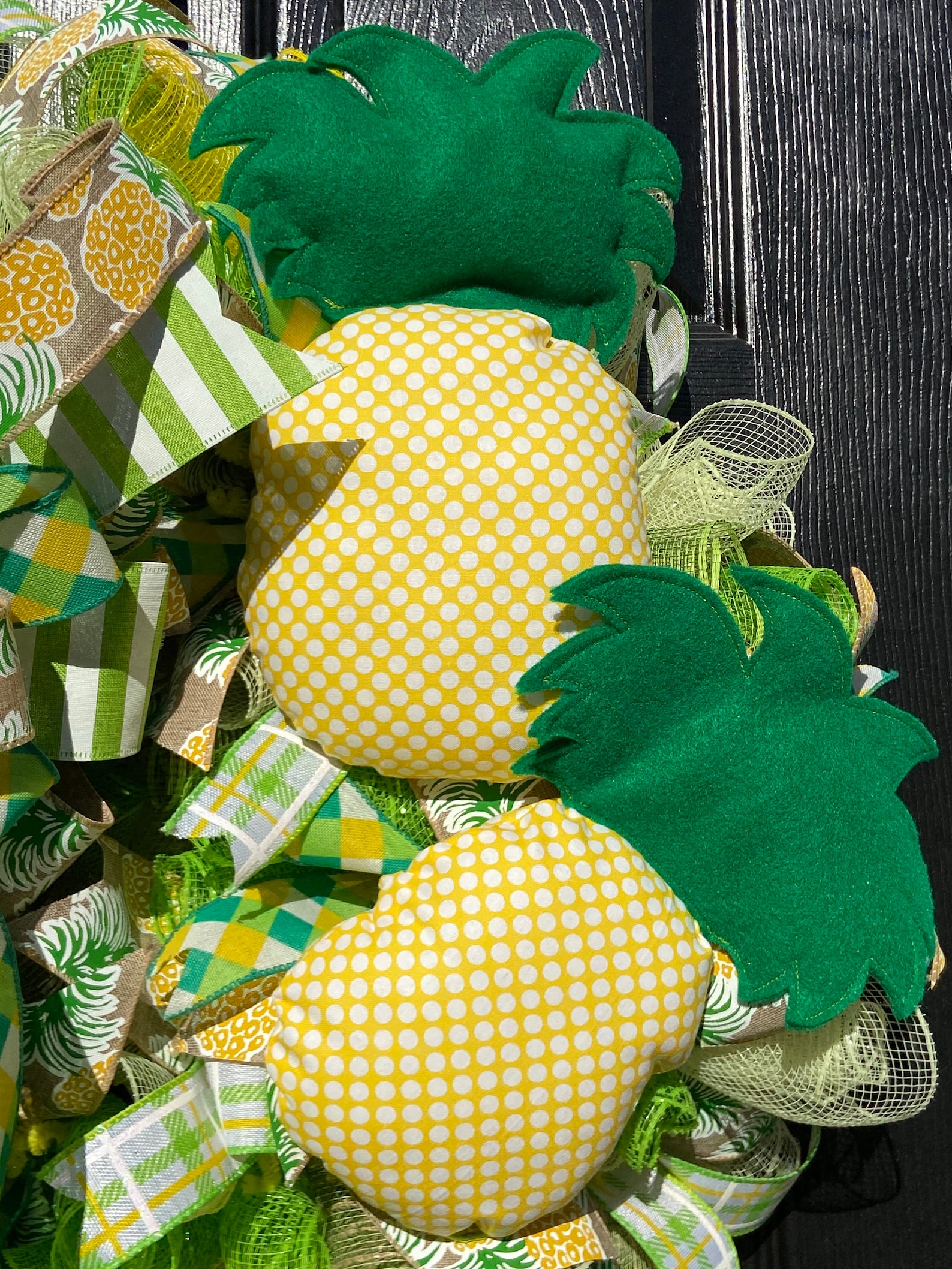 Summertime Pineapple Wreath to Add Some Sunshine to Your - Etsy