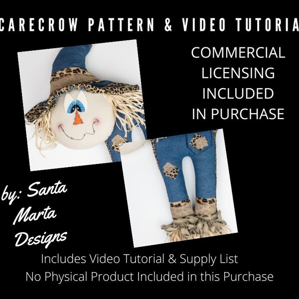 Scarecrow Pattern - Etsy