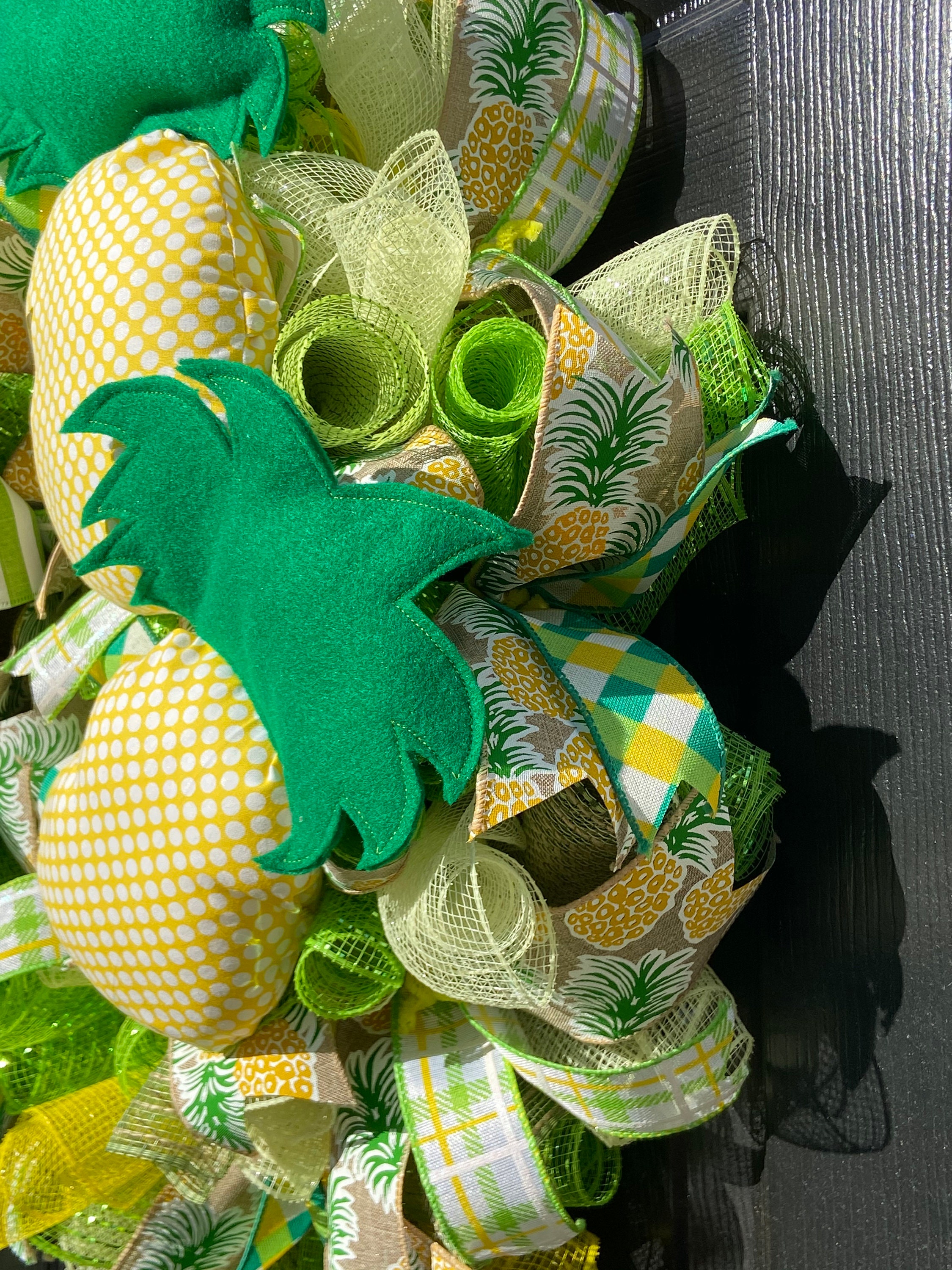 Summertime Pineapple Wreath to Add Some Sunshine to Your - Etsy