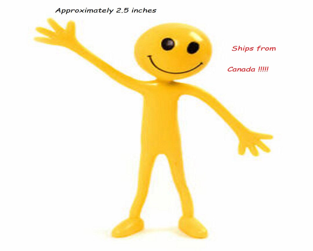 Bendable Yellow Guy or an Alien - Etsy
