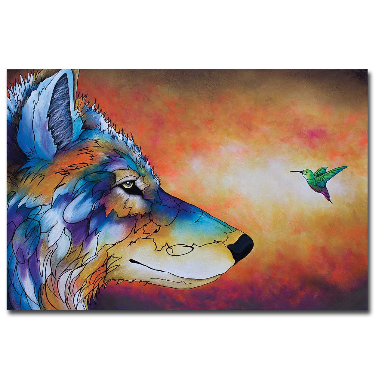 Micqaela Jones 'desert Conversations' Native American Indigenous Canvas ...
