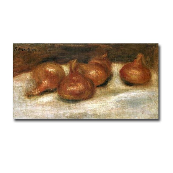 Renoir 'still Life With Onions' Gallery-wrapped Canvas - Etsy