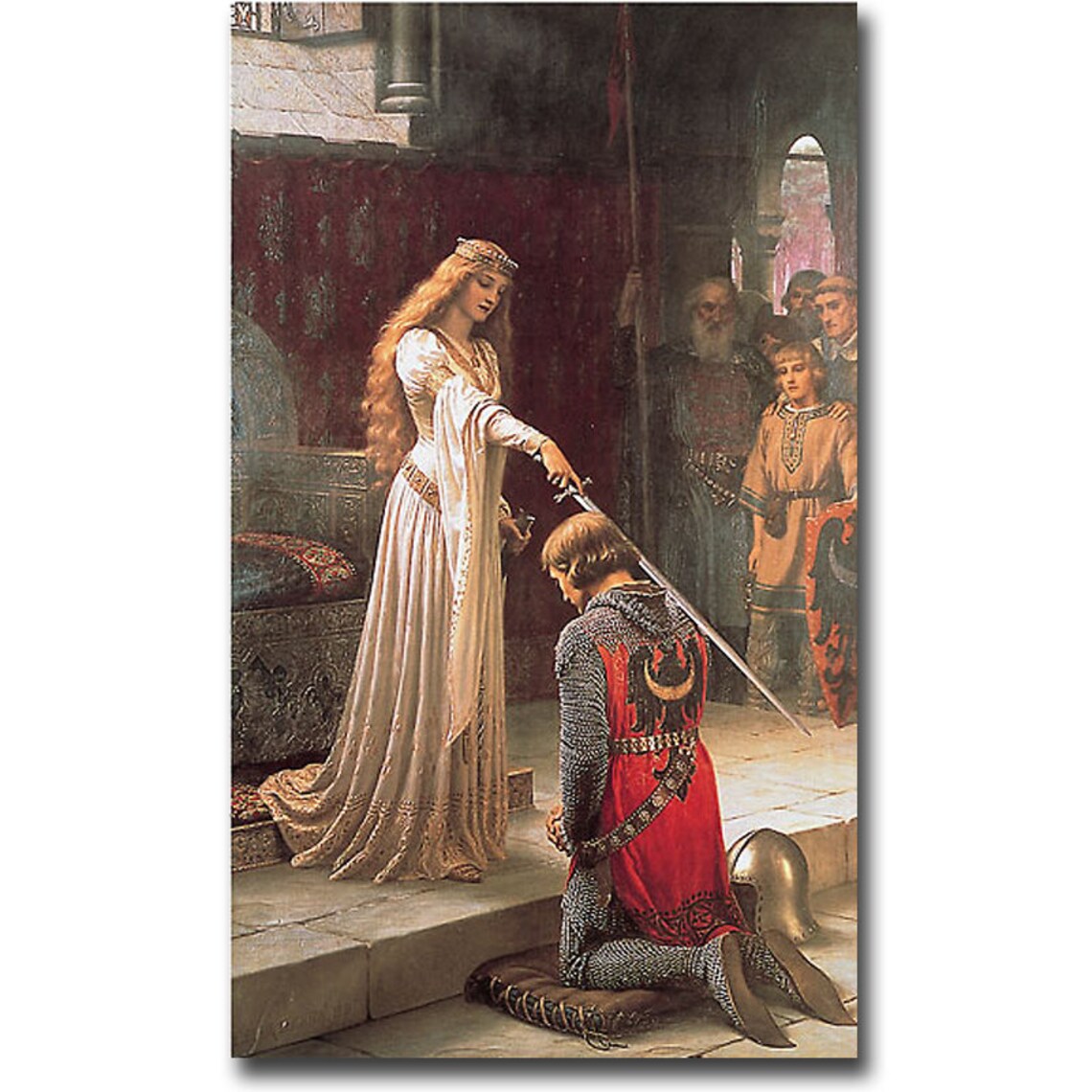 Leighton 'the Accolade' Canvas Wall Art (20 in X 12 In, Ready to Hang ...