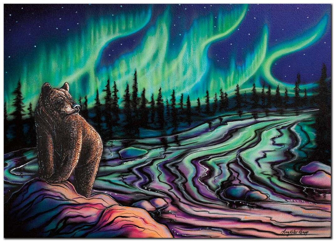 Amy Keller-hempp 'skydance - Northern Lights' Native American ...