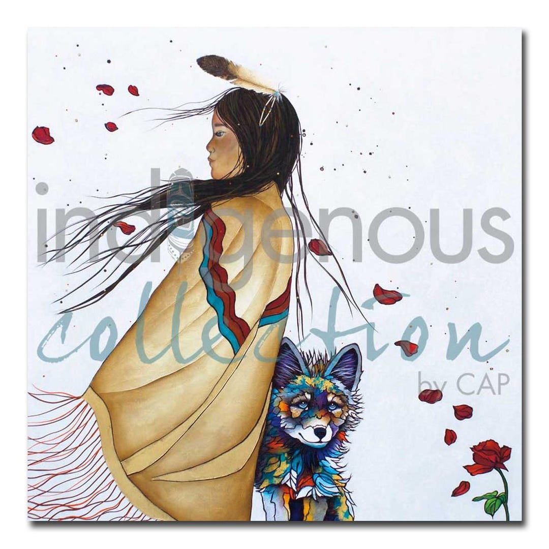 Micqaela Jones 'unity' Native American Indigenous Canvas Wall Art (18 ...