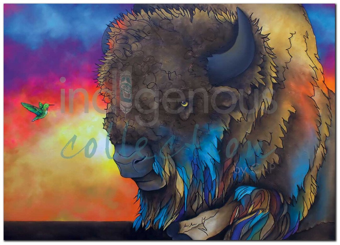 Micqaela Jones 'I Turn to You' Native American Indigenous Canvas Wall ...
