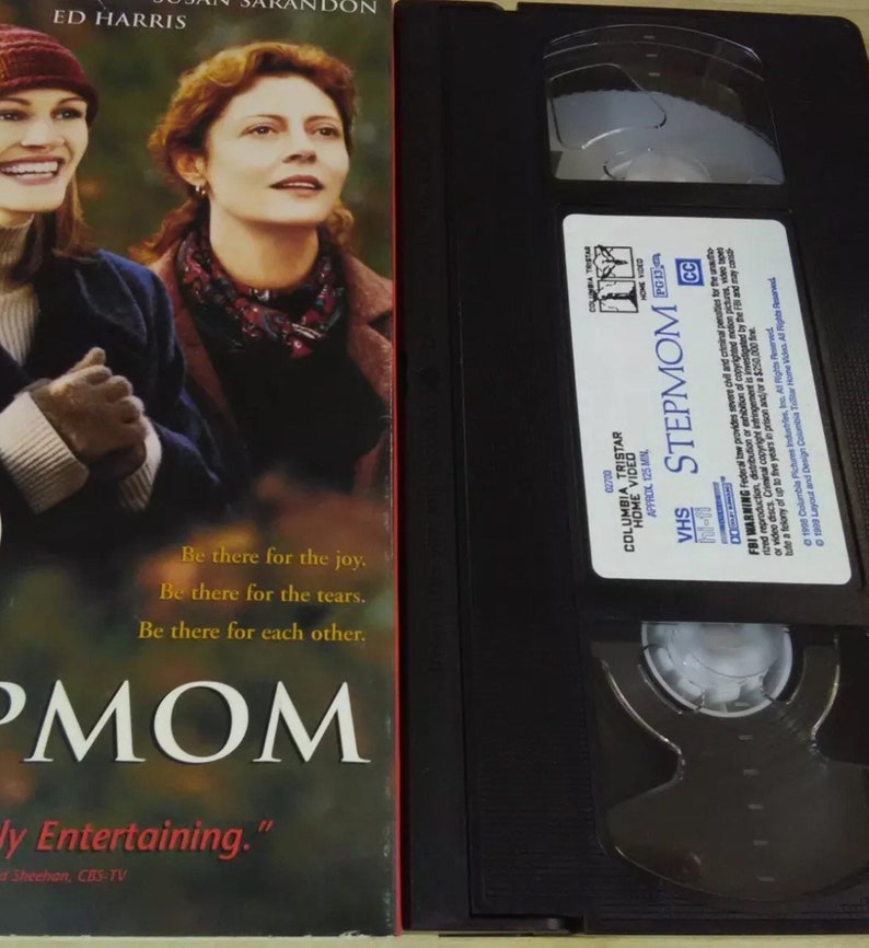 Vintage the Stepmom VHS With Cardboard Cover, Stepmom by Columbia Pictures Video Cassette Tape ...