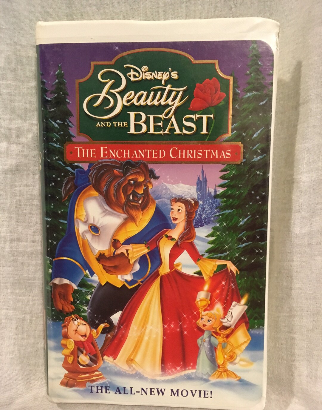 Disney's Beauty and the Beast Enchanted Christmas VHS and - Etsy Sweden