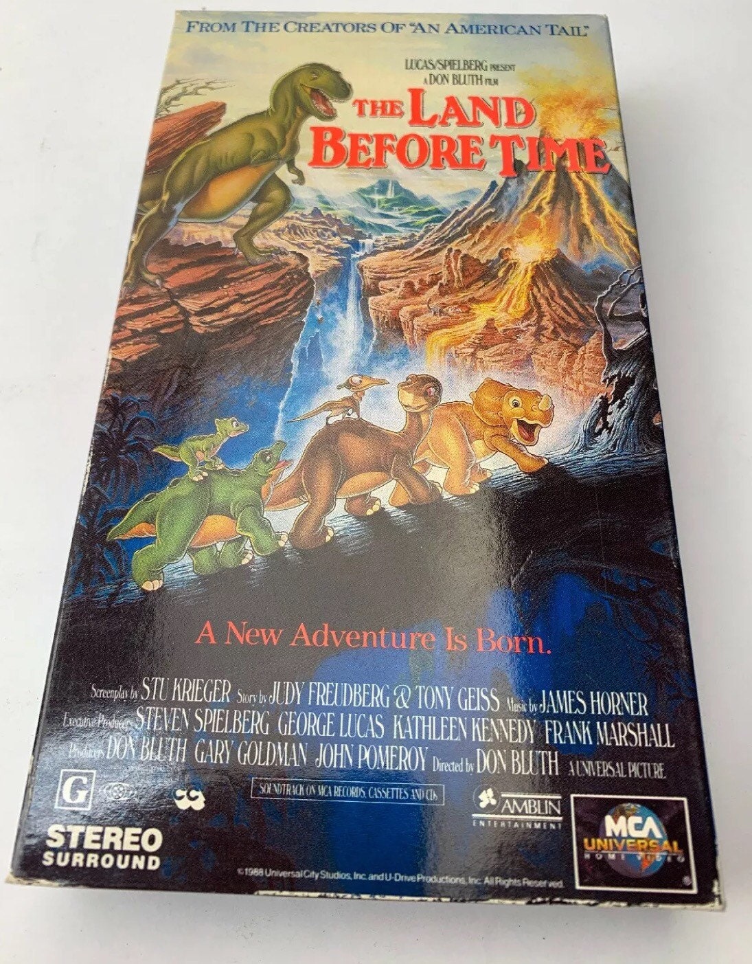 Buy Vintage the Land Before Time VHS With Cardboard Case, A New ...