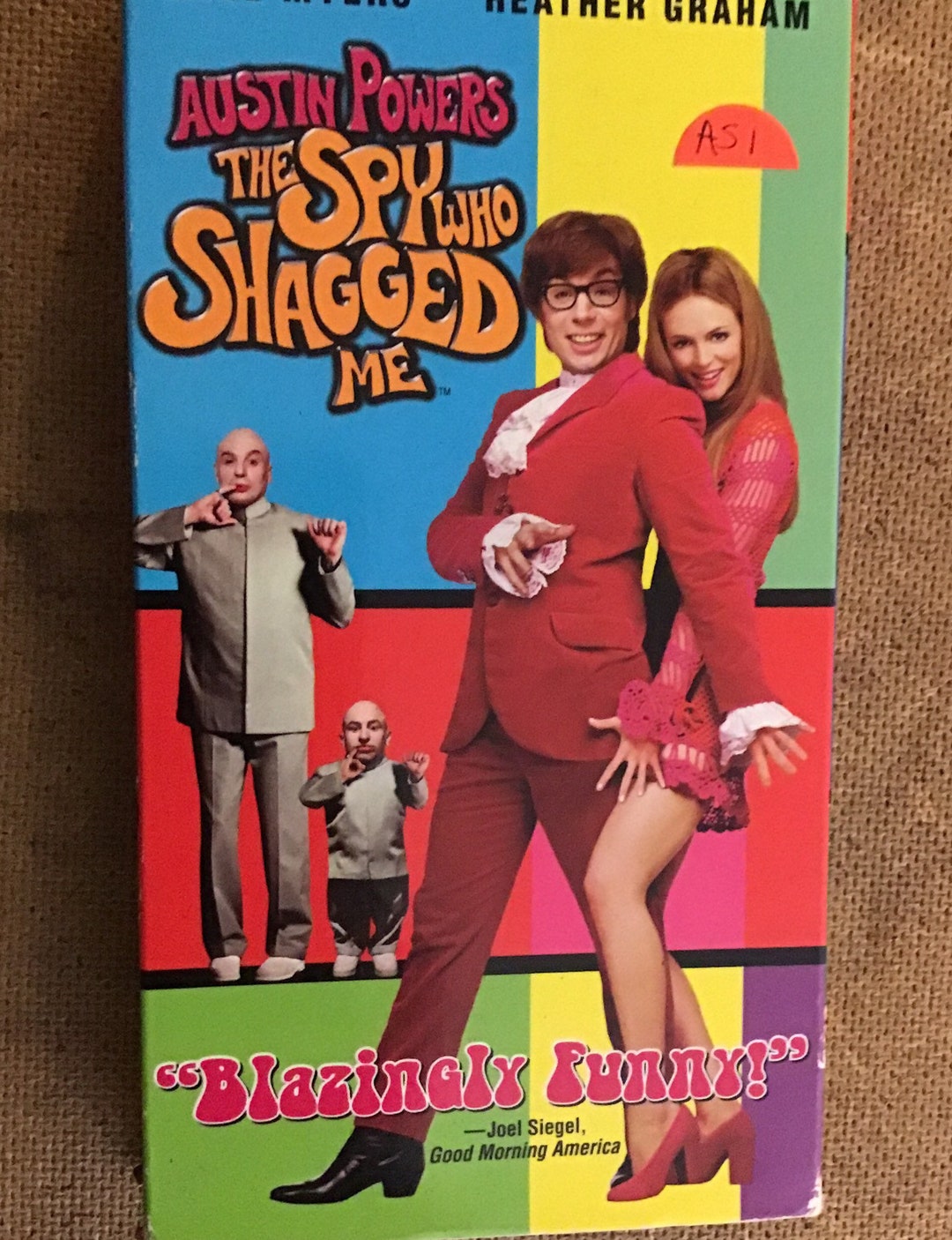 Vintage Original Release Austin Powers the Spy Who Shagged Me VHS With ...