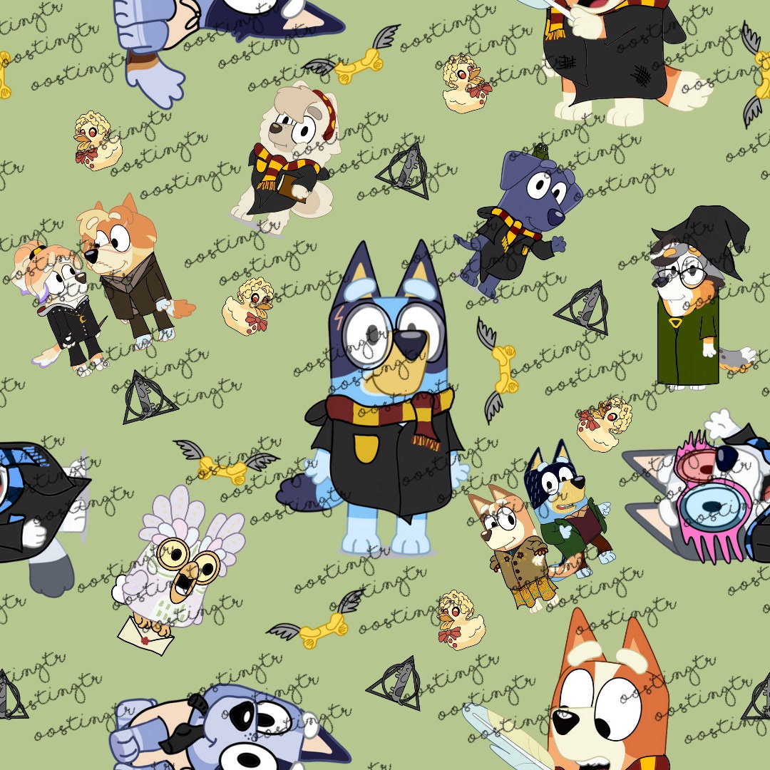 Bluéy Potter Seamless File - Etsy