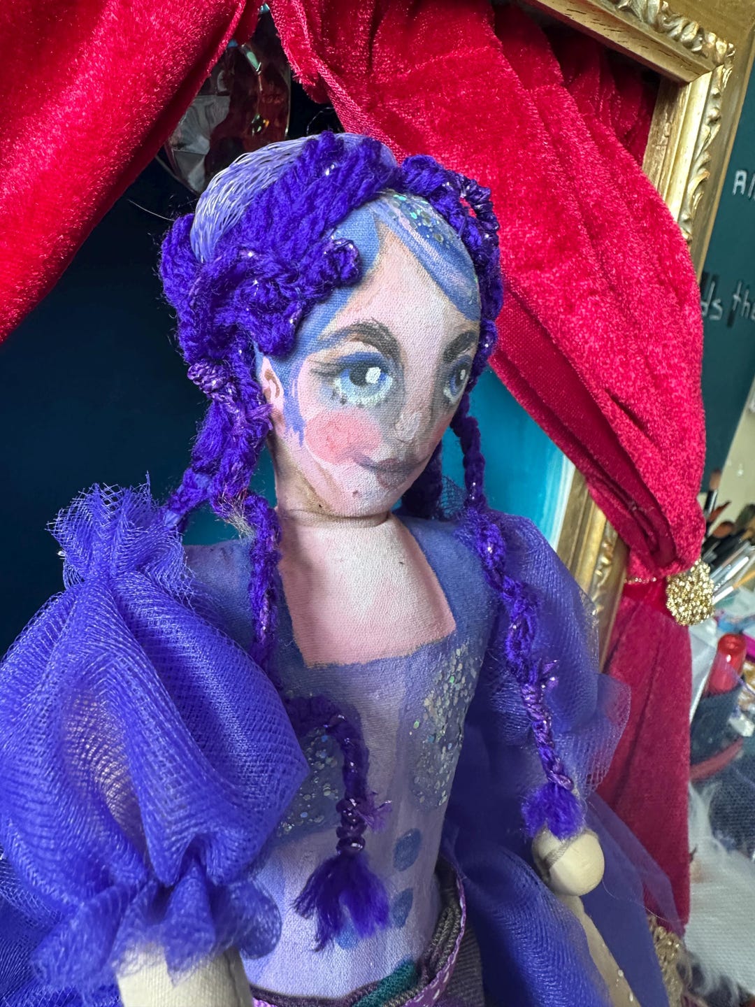 Doll, “lady Blueberries”, Circus Artist Collection. (box Not Included ...